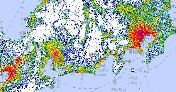 地理情報分析支援システム MANDARA|フリーGISソフト